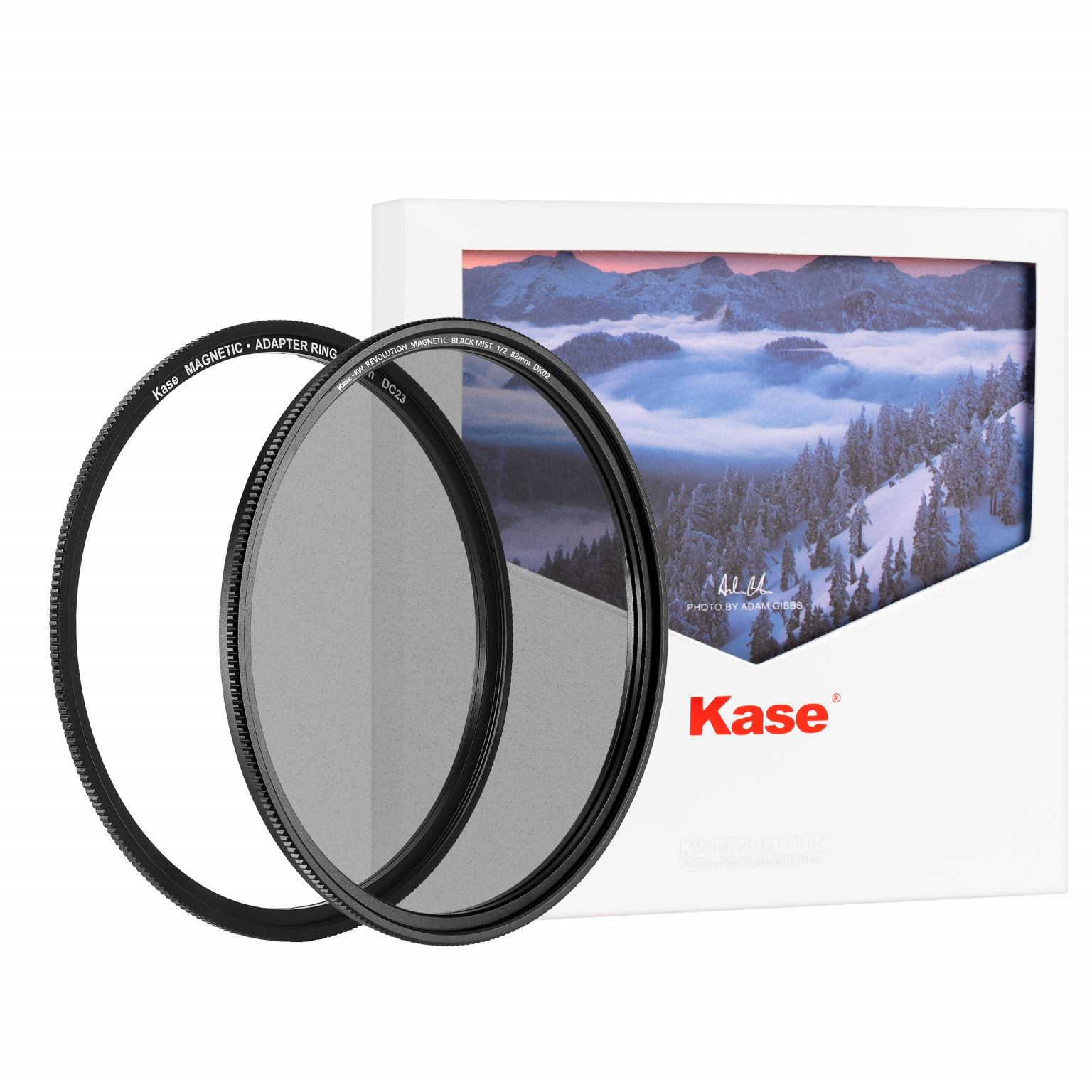 Kase Revolution Magnetic Black Mist Filter 1/2 82mm - Kase Filters UK